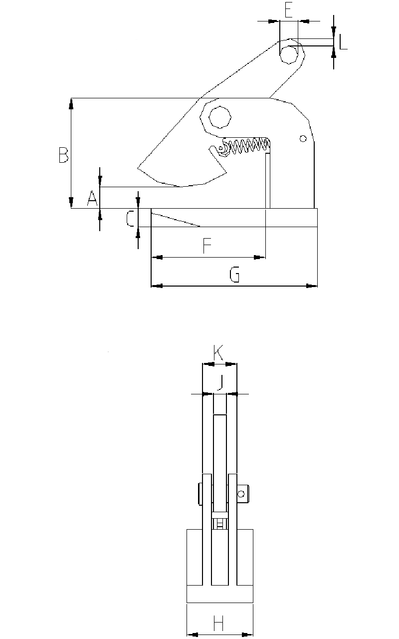 Horizontal Lifting Clamp IPH10(J) - CERTEX Svenska