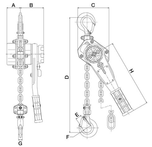 Lever Hoist Elephant YAIII | CERTEX Svenska