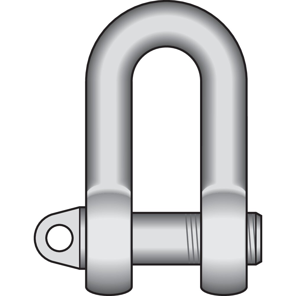 Shackle SMS 1577C, galvanized grade 30 | CERTEX Svenska