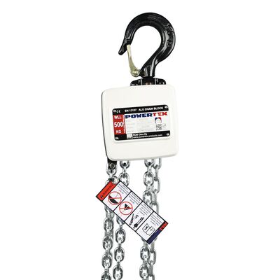 Aluminum chain block with overload protection | CERTEX Svenska